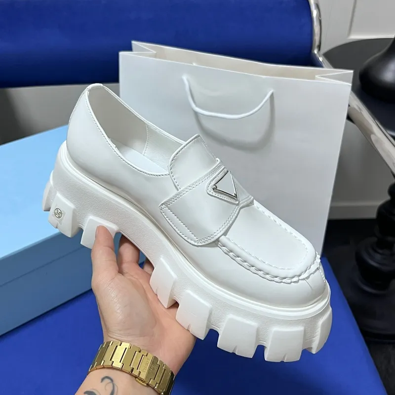 Wholesale Monolith Black Leather Sneakers: Designer Platform Shoes For ...