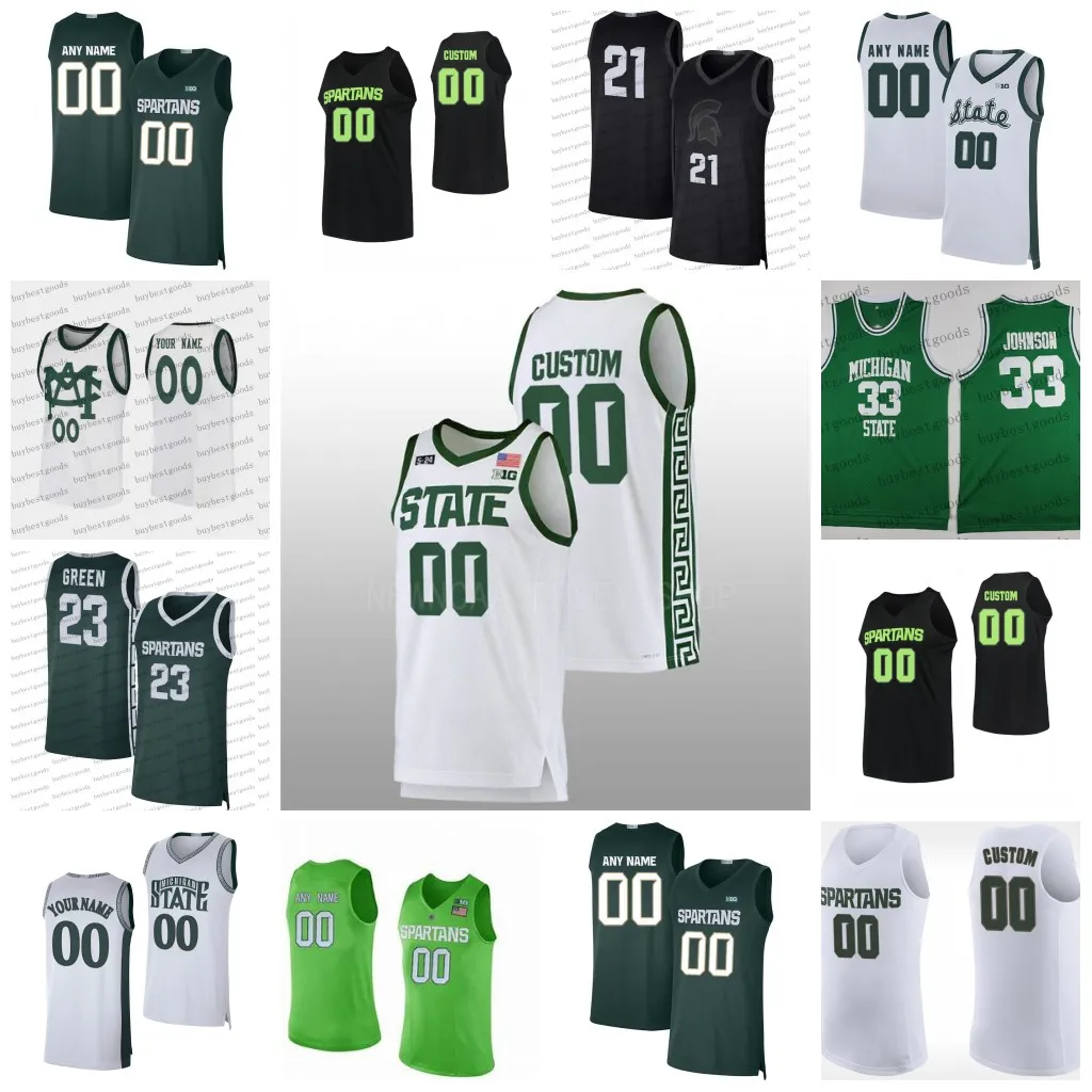 Custom MSU Basketball Jersey: Miles Bridges, Jaren Jackson Jr., Gary ...