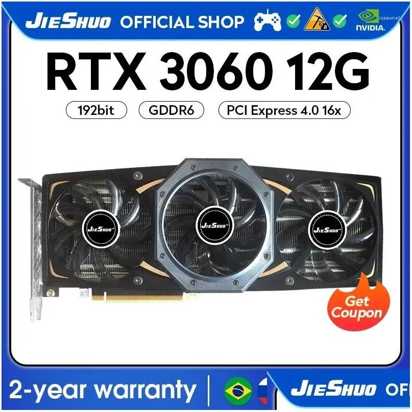 Jieshuo Nvidia RTX 3060 12GB rtx graphics card - High-Performance Video ...