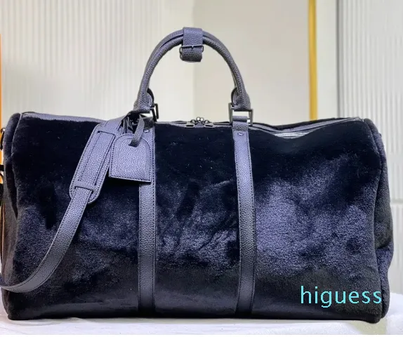 DHgate.com:Mens Large Capacity Short Fur Travel Bag, Luxury Outdoor ...