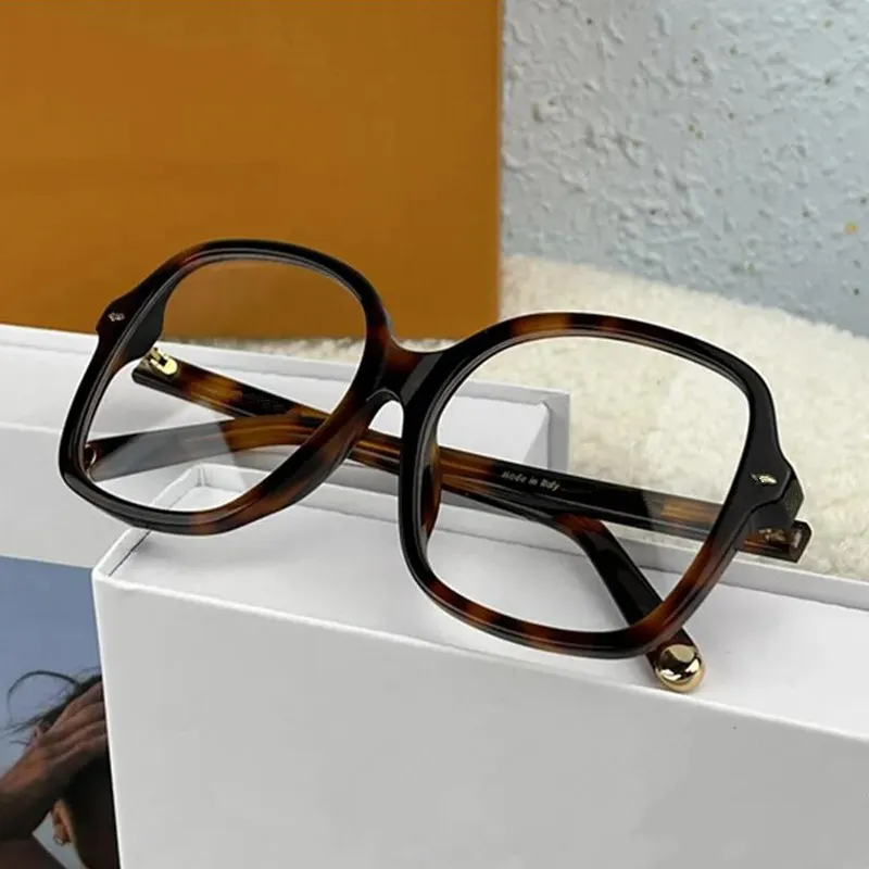 2024 Luxury Women Big Square Glasses Frame Lightweight Plank ...