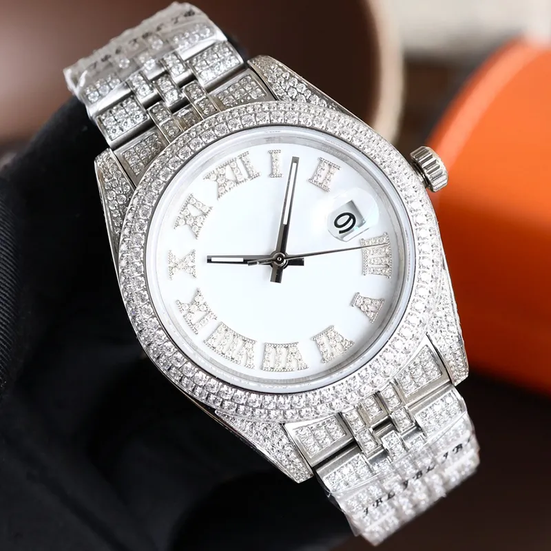 Luxury Diamond Designer Mens Automatic Watch With Sapphire Crystal And ...