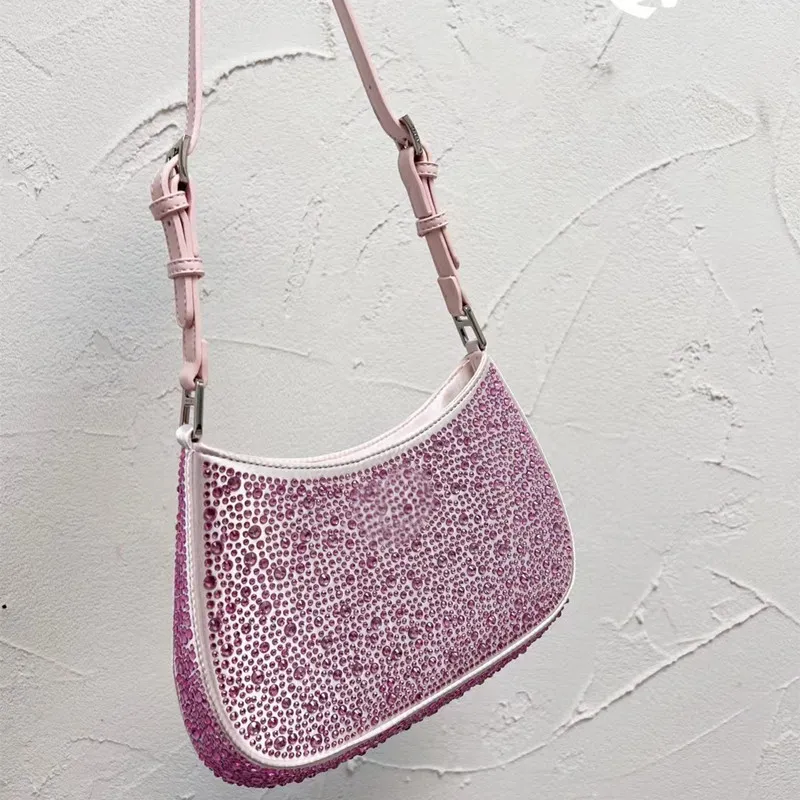 Luxury Rhinestone Rhinestone Shoulder Bag With Shiny Diamonds Womens ...