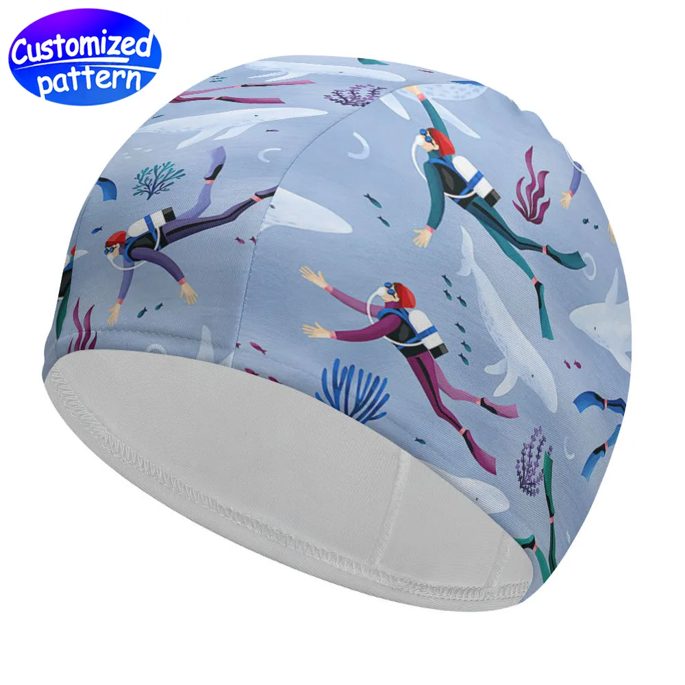 DHgate.com:HD Pattern Custom Swim Cap | High Elasticity, UV Protection ...