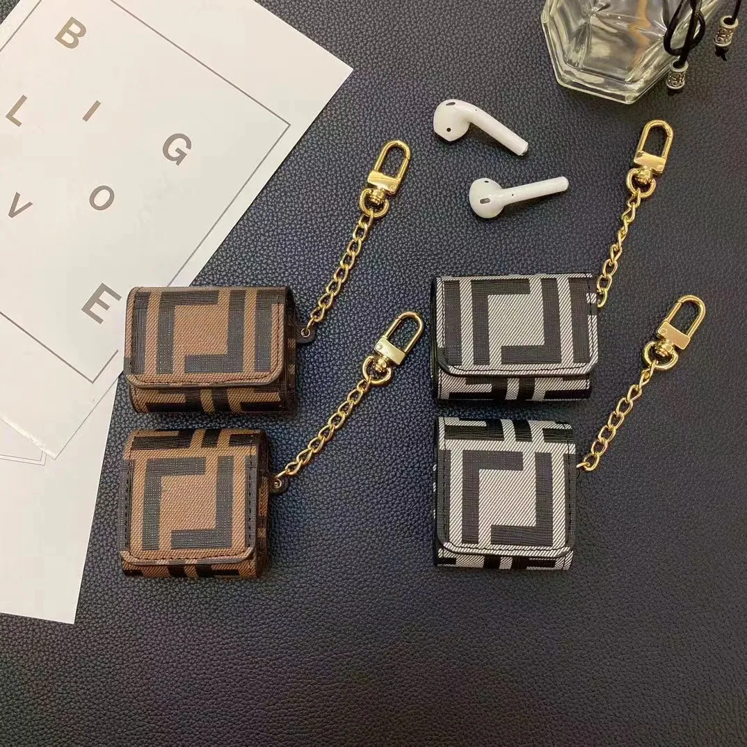 Designer AirPods Cases 1 2 3 Pro Luxury Leather Airpod Case Brandf ...