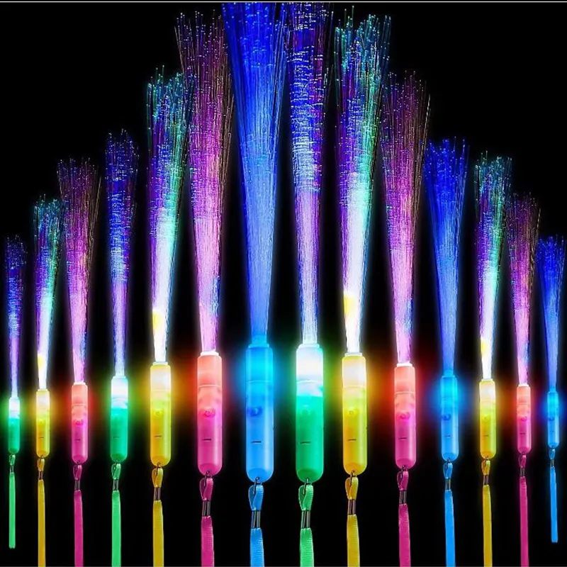 LED Glow Stick Fiber Optic Wands Light Up Sticks... From Dreamhome_jy ...