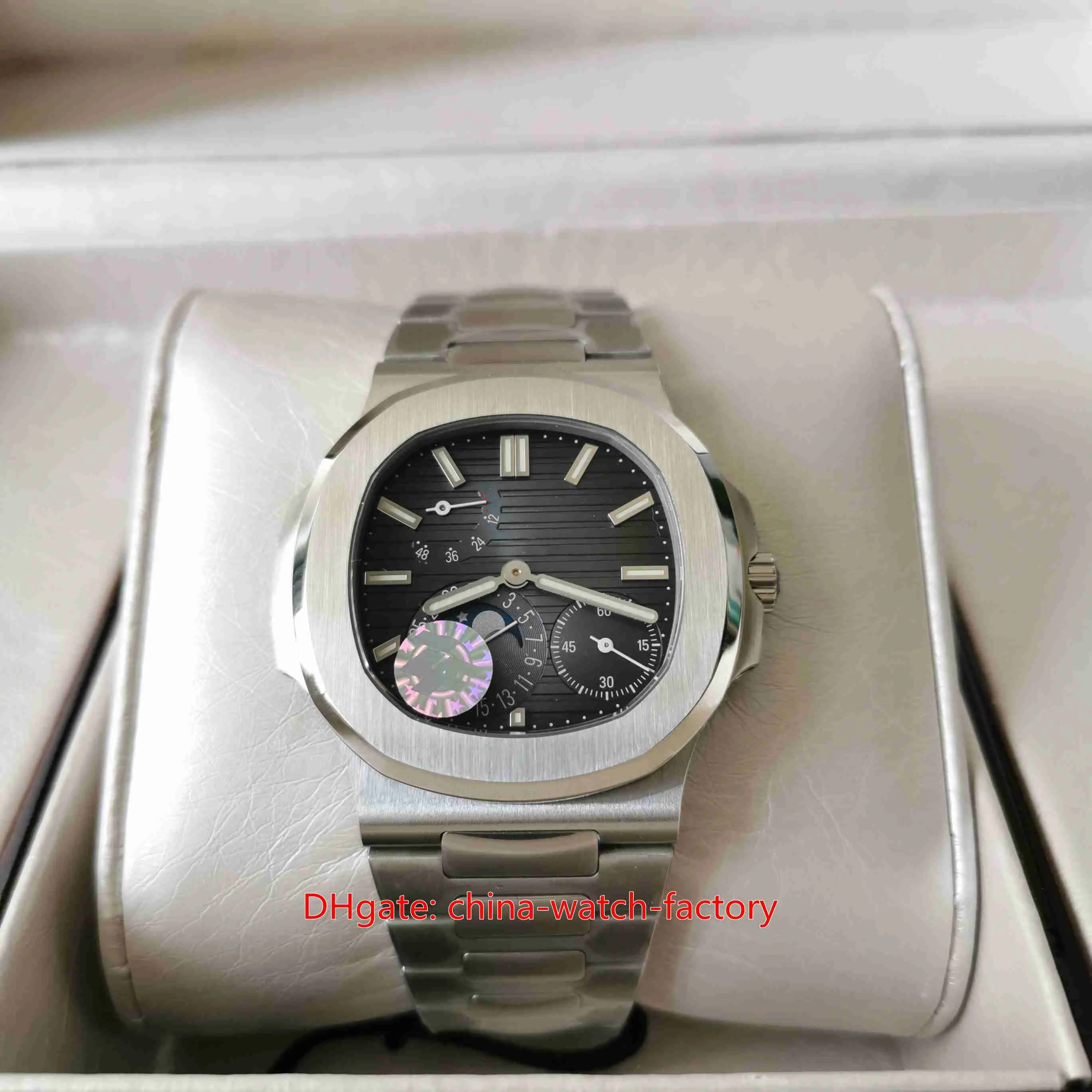 ZF Factory Men's Watch V2 Power Reserve, Classic 40.5mm Series, Moon ...