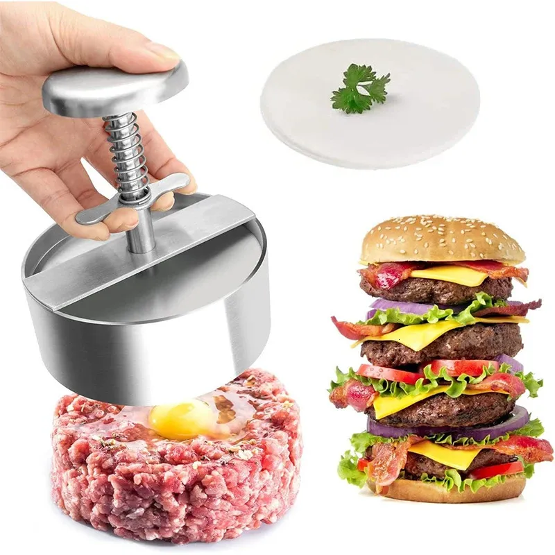 DHgate.com:Non-Stick Burger Patty Maker | Adjustable Hamburger Meat ...