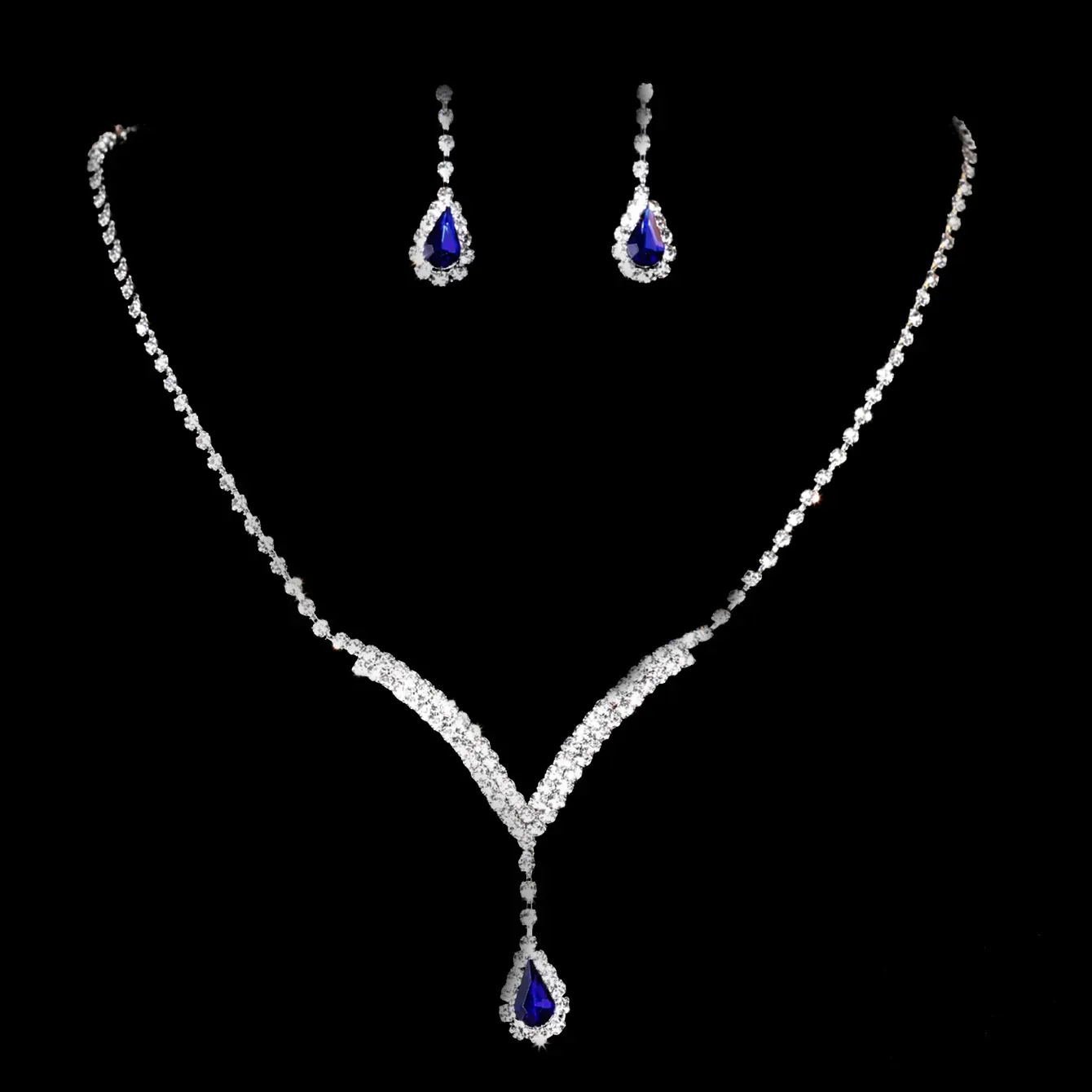 DHgate.com:Crystal Bridal Jewelry Sets for Women - Necklace & Earrings ...