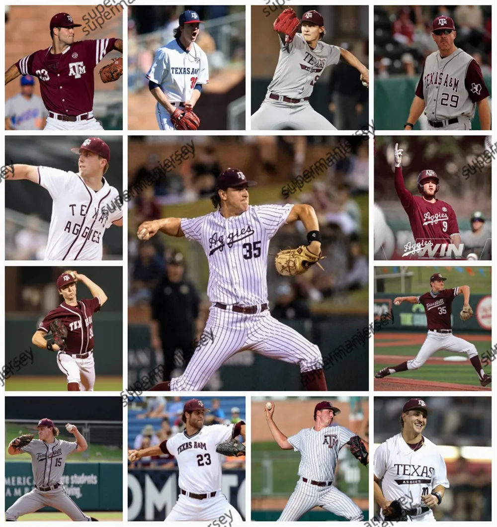 DHgate.com:Custom Stitched Texas A&M Baseball Jersey: Support Nathan ...