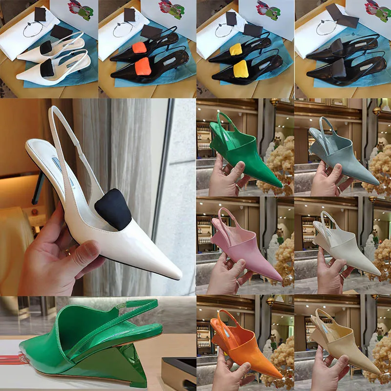 Triangle Heel Sandals For Women: Luxury Summer Shoes With Pointed Toes ...