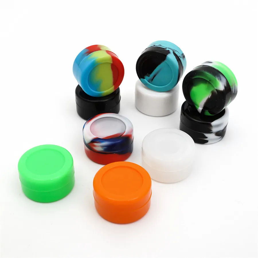 Food Grade Silicone Storage Jars - 2ml, 3ml, 5ml Nonstick Containers ...
