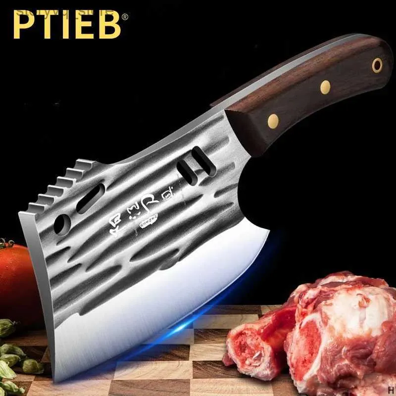 DHgate.com:Product Type - PTIEB Hand Forged Bone Chopping Knife, Ultra ...