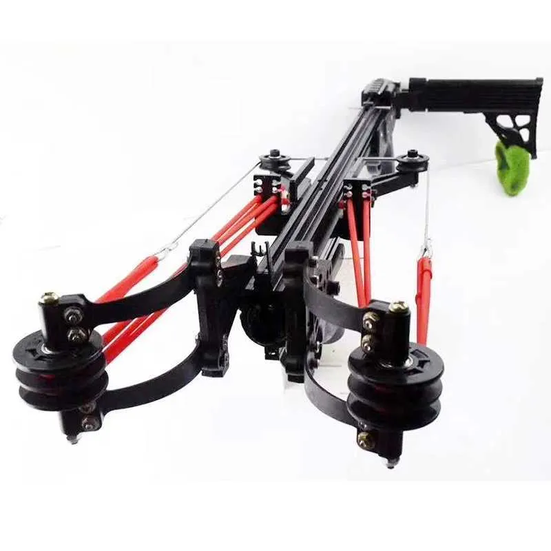 DHgate.com:Metal Slingshot Hunting Catapult w/ 40 Rounds Ammo & Arrow ...