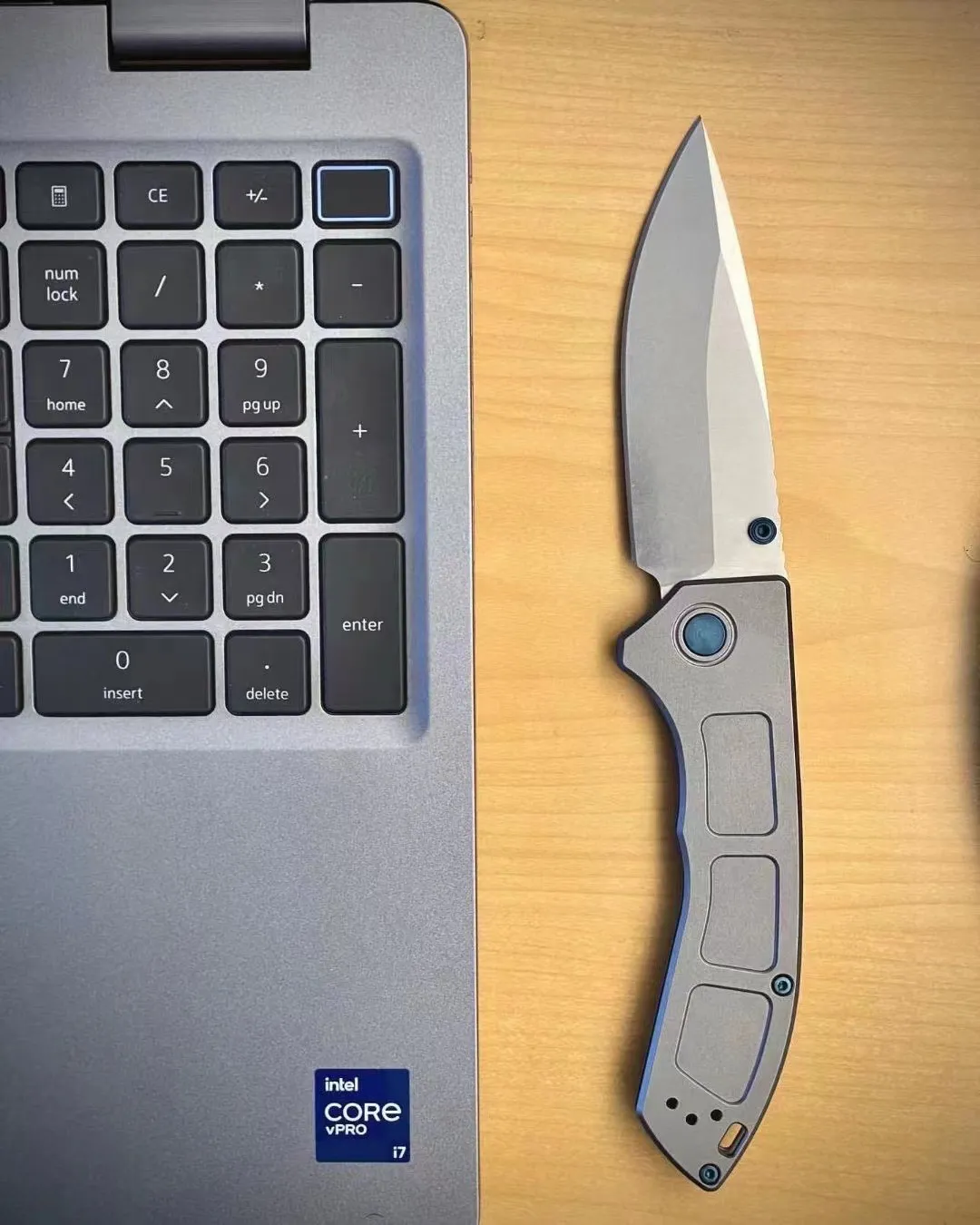 Folding Pocket Knife 3.43 M390 Steel Blade, Gray... From Goodfellas ...