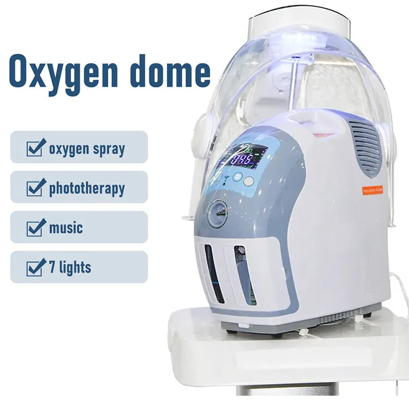 O2Toderm Portable LED Oxygen Dome Facial Machine 7... From ...