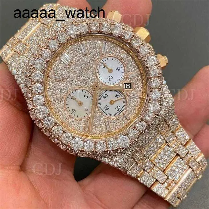 DHgate.com:VVS Diamond Iced Out Hip Hop Wristwatch: Luxury Gold Plated ...