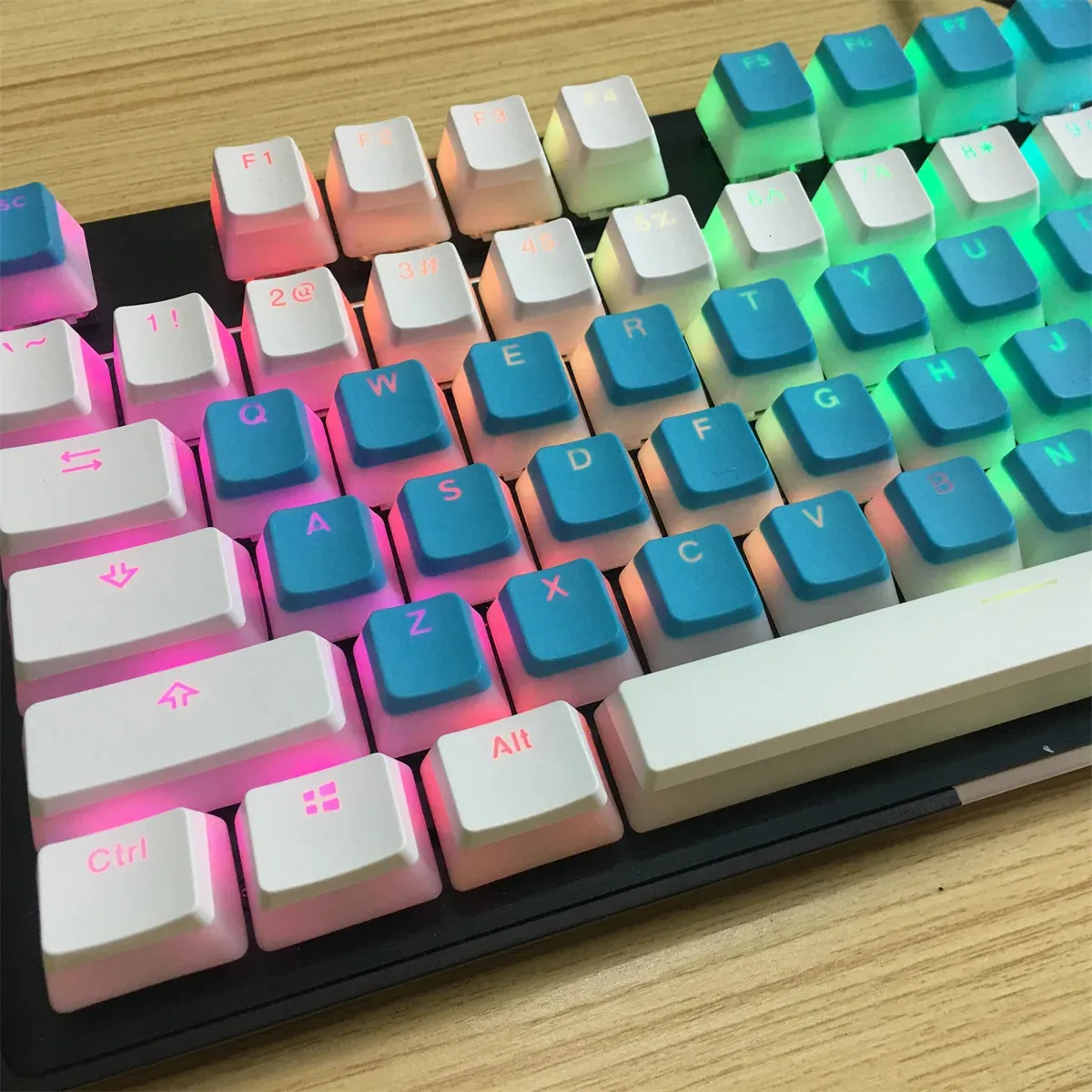 Translucent Pudding Keycap 108 Key Mechanical Keyboard Key Cap DIY Mix ...