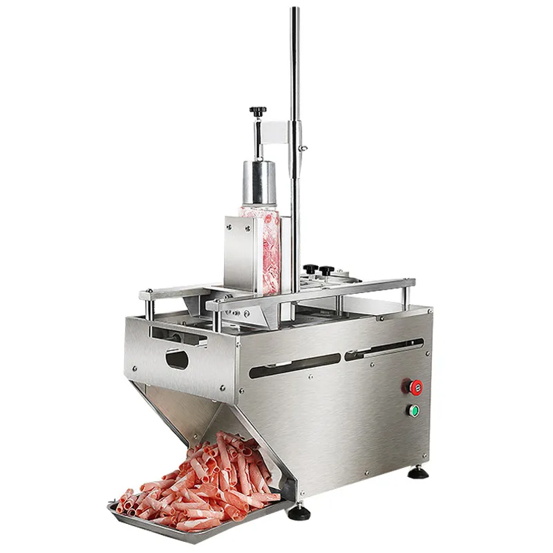 DHgate.com:Commercial frozen chicken meat rolling cutting machine ...