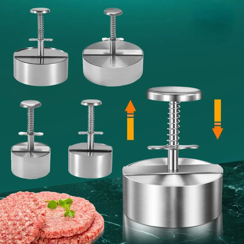 DHgate.com:304 Stainless Steel Hamburger Press Patty Maker for Griddle ...