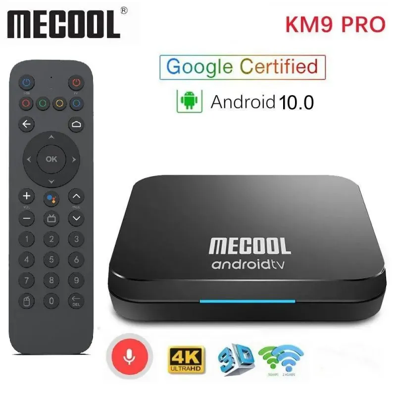 Mecool KM9 Pro ATV Android TV Box 2G 16G Google Certified 2.4G/5G WiFi Smart TVBox S905X2 From ...