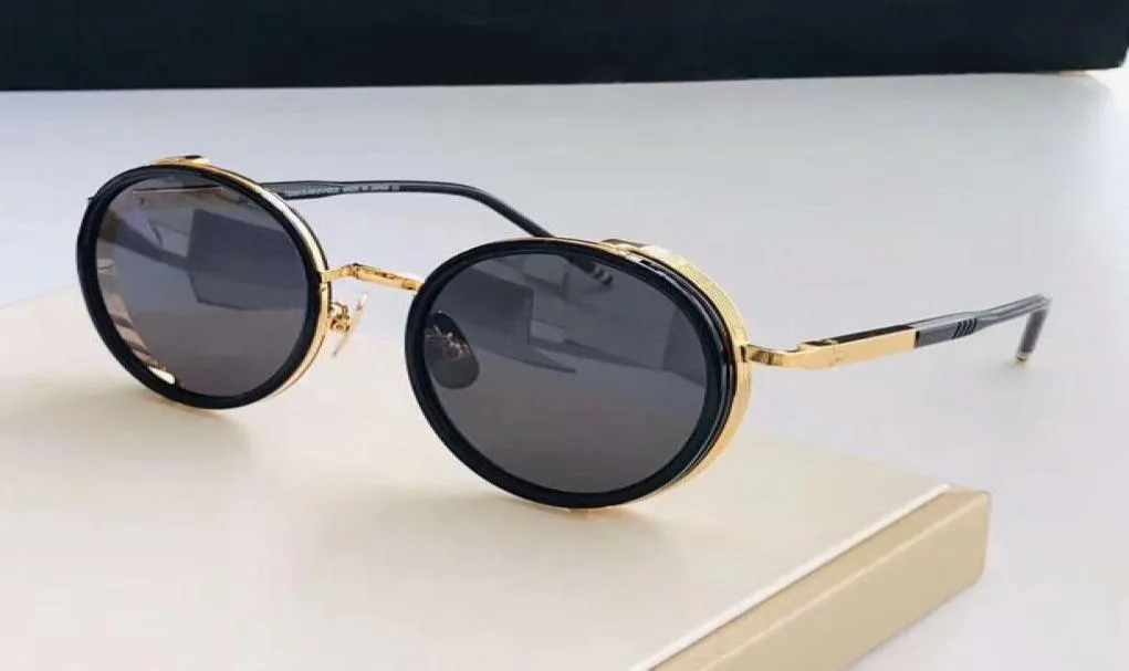 Round Sunglasses: Black & Gold Frames, Premium Quality Eyewear. Shop ...