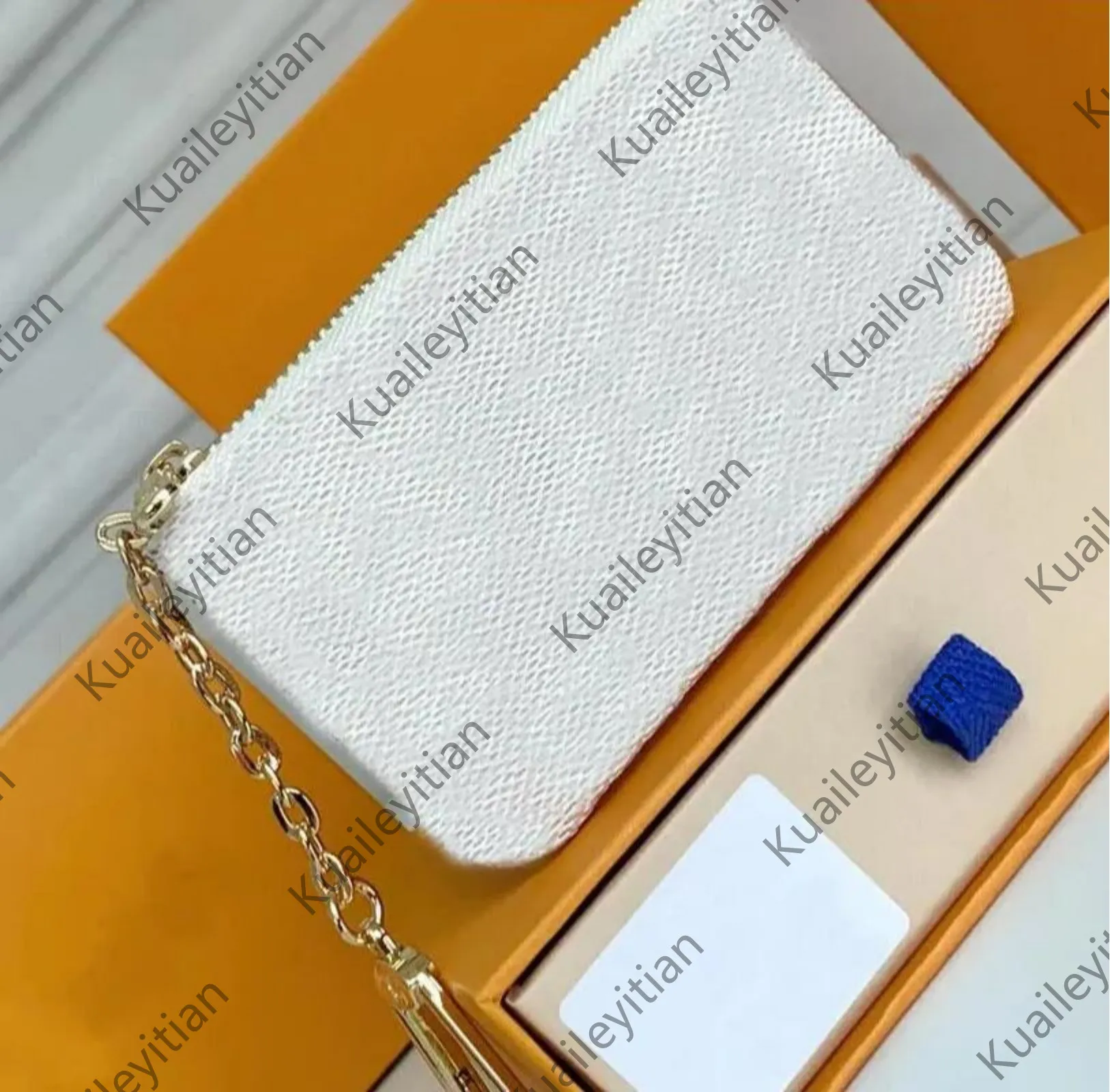 M62650 Key Pouch PU Leather Bag Holders Purse CLES Designer Fashion ...