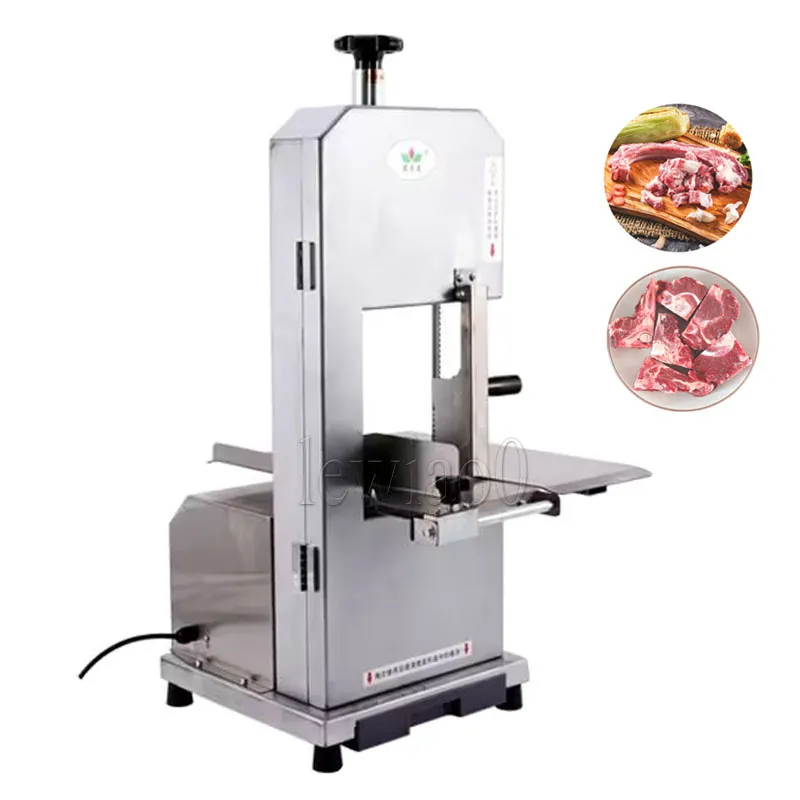 Commercial Frozen Meat Saw - 850W Electric Bone Saw Machine for Precise ...