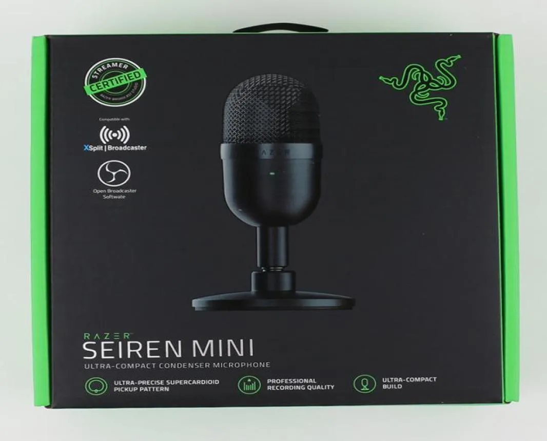 Razer Seiren Mini USB Microphone Compact, Ultra Compact USB Condenser ...