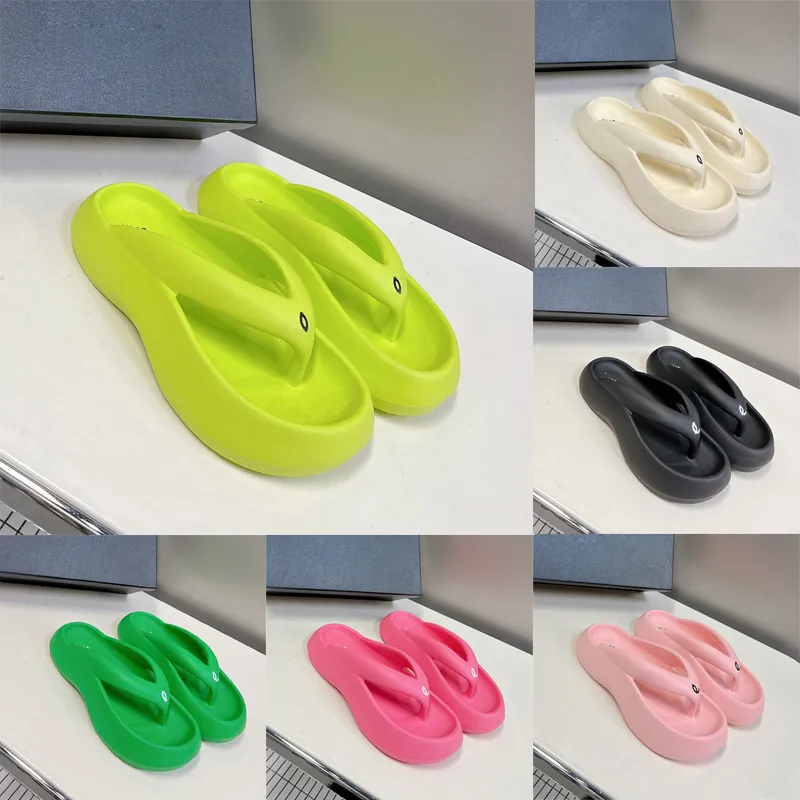 Luxury Womens Platform Slides: Designer Flip Flops With Thick Rubber ...