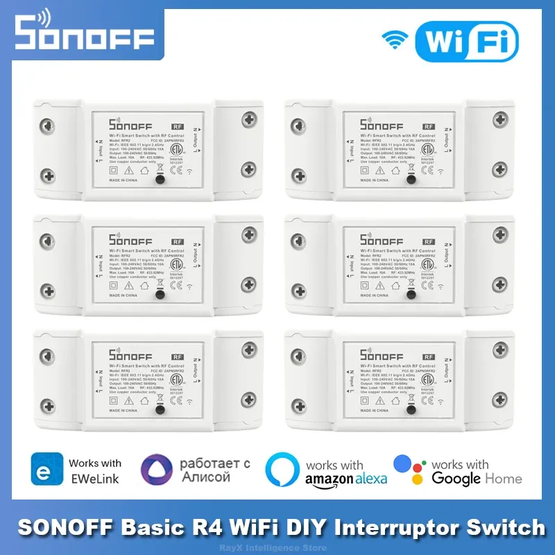 Sonoff R4 WiFi Smart Switch With Remote, Iterator, And Alexa/Google ...