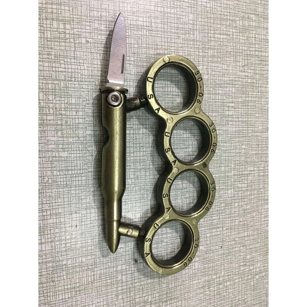 Heavy Duty Knuckle Duster Belt Buckle - EDC Bottle Opener, Four Finger ...