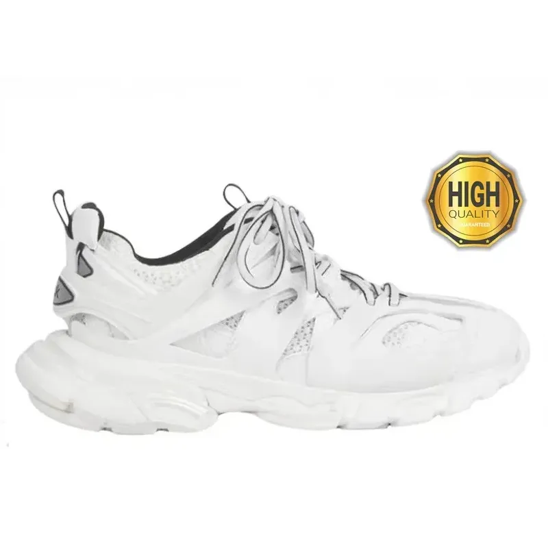 Bulk All White Track Shoes: Premium Leather Fashion Sneakers, Luxury ...