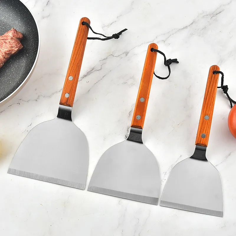 Stainless Steel Wooden Handle Teppanyaki Shovel... From Jeffcarol, $2. ...