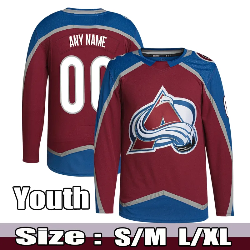 MacKinnon/MacRantanen/Landeskog/Wood/Sakic Hockey Jerseys: Reverse ...