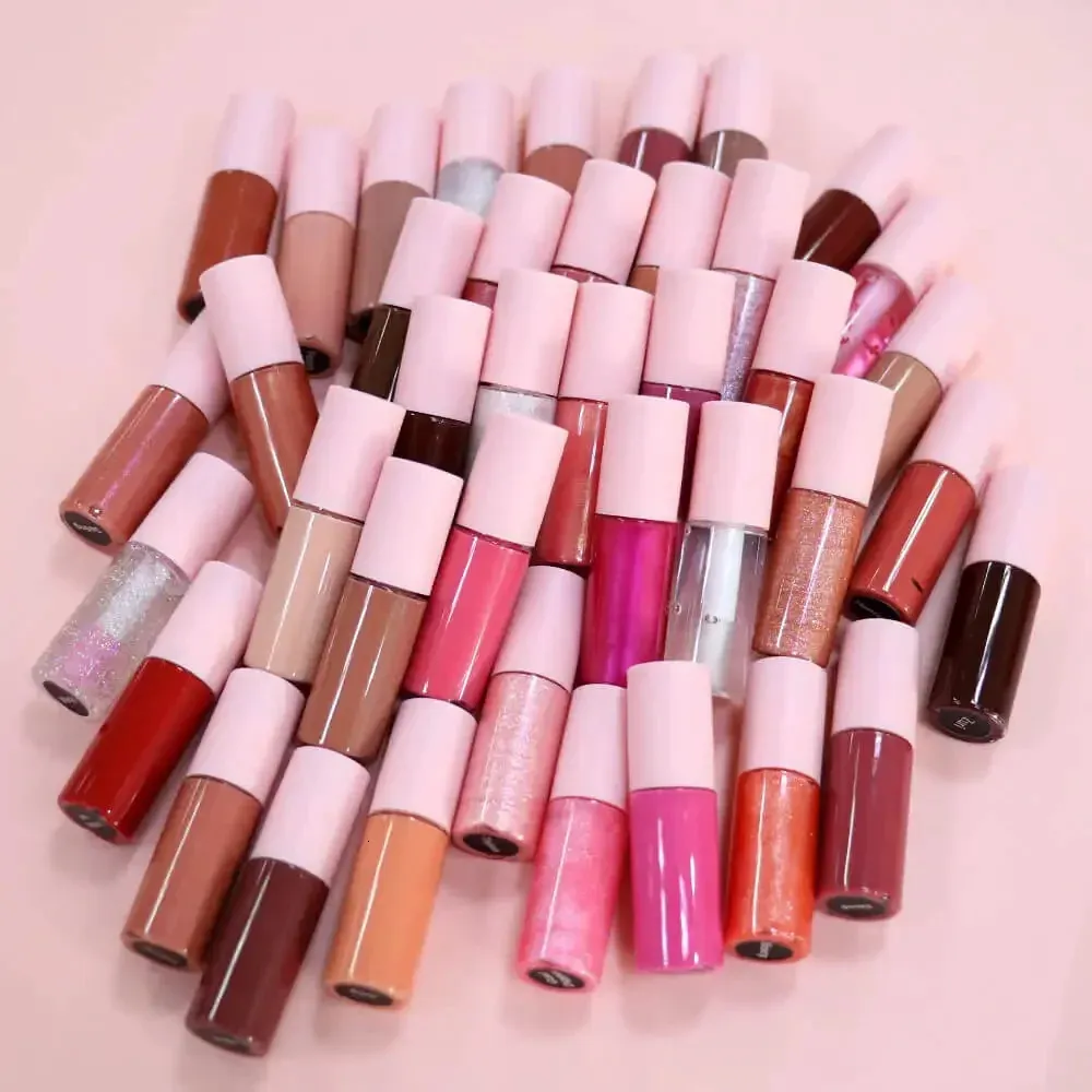 Custom Mini lip gloss lip gloss Set - Private Label Travel Size Liquid ...