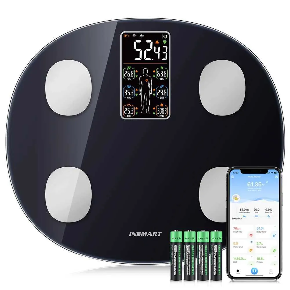 INSMART BMI High Precision Digital Bluetooth Mechanical Bathroom Scales ...