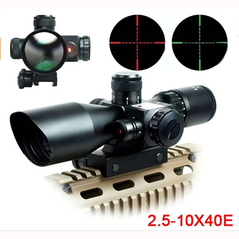 Mil Dot Reticle Sight Scope Hunting Riflescope 2.5 10 X 40E Times Zoom ...