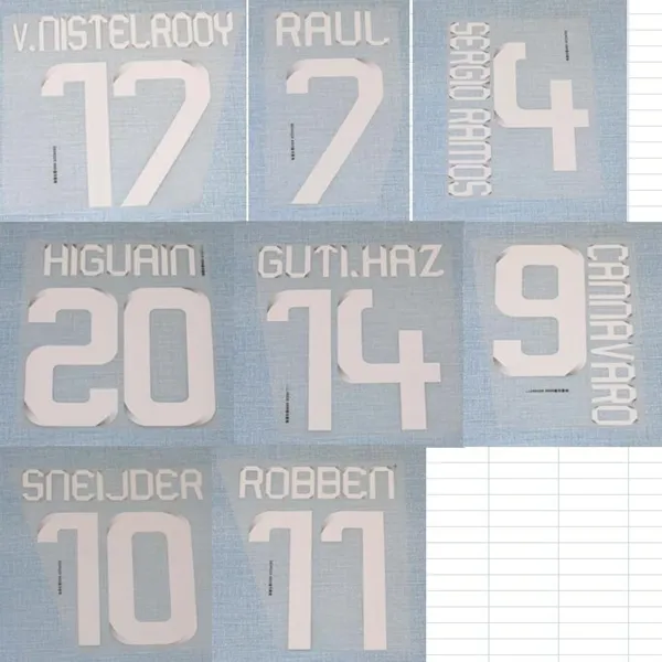 DHgate.com:2024-24 Real Madrid Soccer Nameset Patch - AWAY SNEIJDER ...