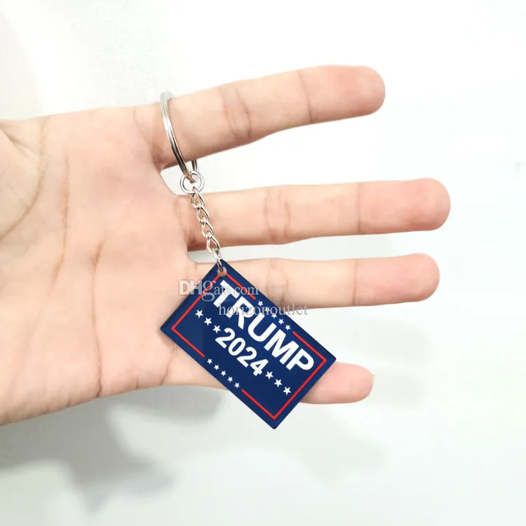 2024 Trump Falg Keychain Party Favor US Election Keychains Take America ...