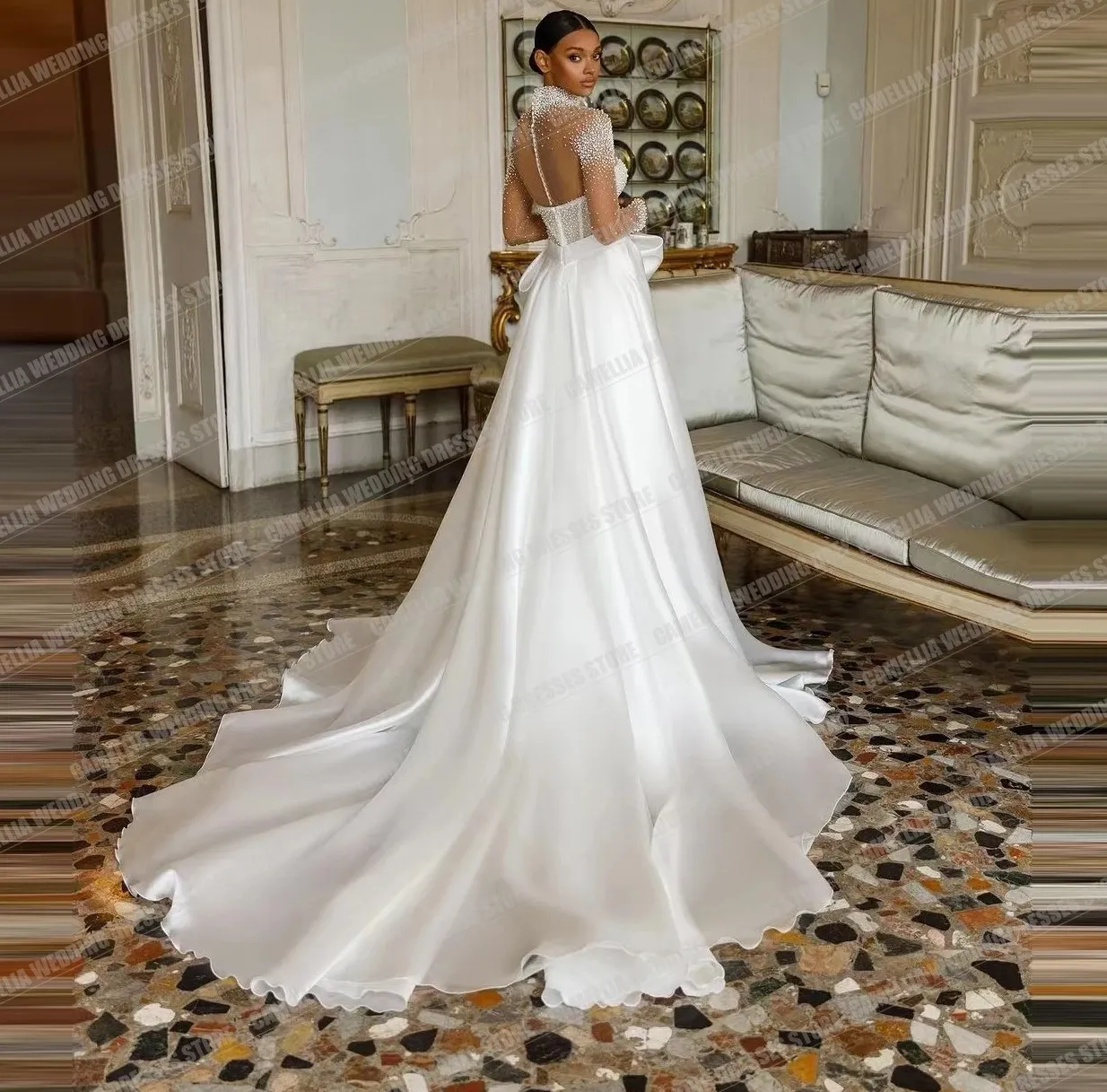 Pearl back wedding dress 60 photos - Astyledwedding.com