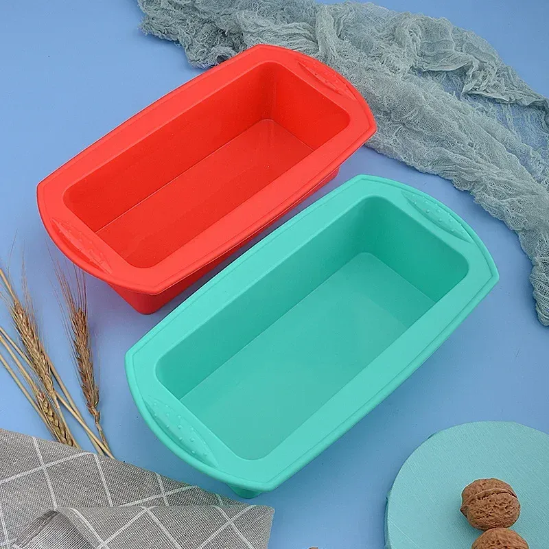 2024 11Inch Rectangular Silicone Bread Pan Mold Loaf Toast Bread Pans ...
