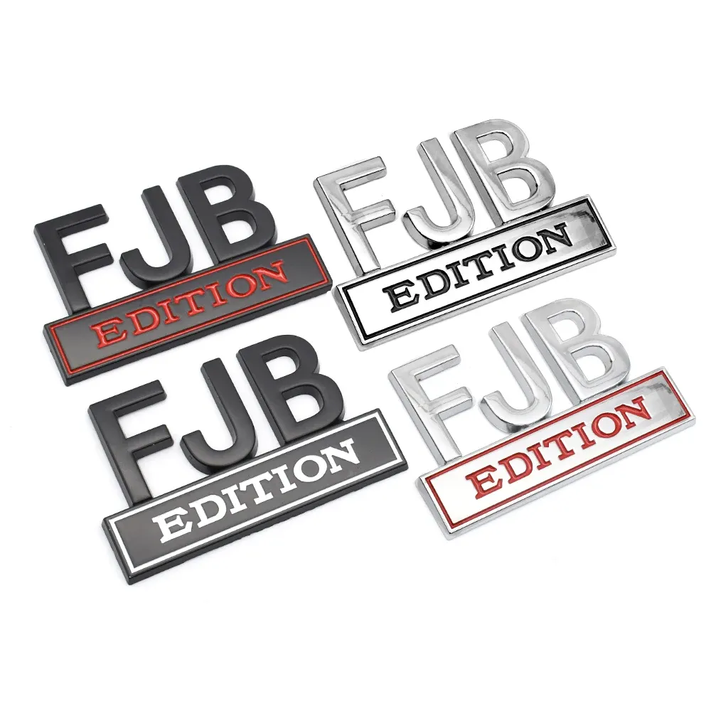 Car Grill Emblems FJB Edition Emblem Fender Badge Decal Universal Auto ...