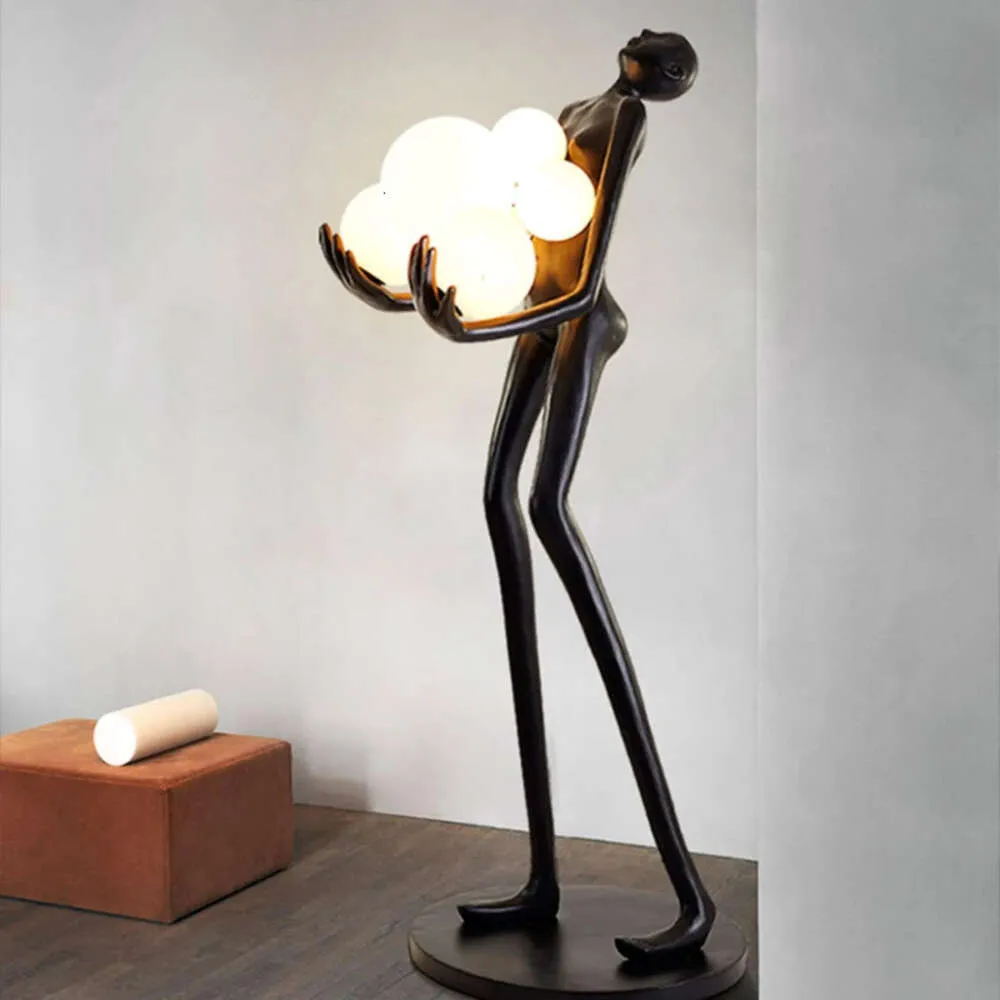 Modern Acrylic Humanoid Art Sculpture Floor Lamp for Creative Home ...