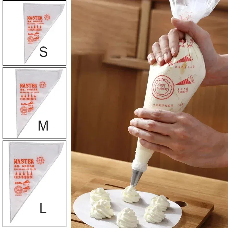 DHgate.com:Dessert Bags, 50-Piece Disposable Pastry Bags: Kitchen Icing ...