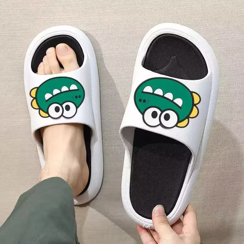 Cute Cartoon House Slippers for Summer - Comfortable, Quiet, & Wear ...