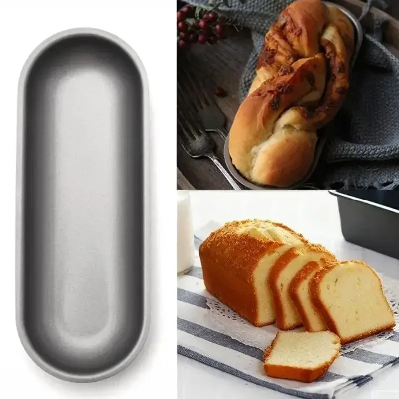 DHgate.com:Carbon Steel Oval Loaf Pan Non-Stick Toast Bread Mold Baking ...