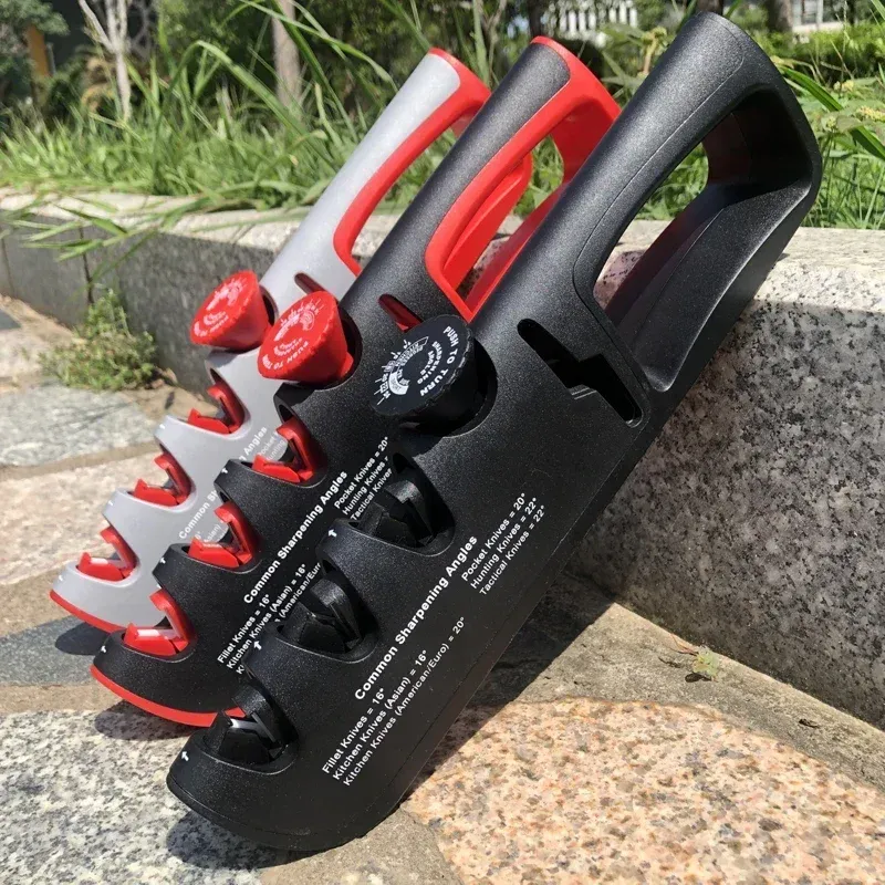 4-in-1 Kitchen Knife Sharpener & Scissor Sharpener - Adjustable Angle ...