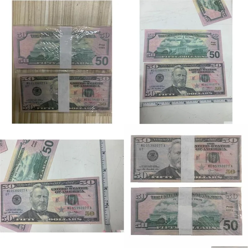 100 Fake Money Props - Realistic Play Money for Parties, Events, and ...