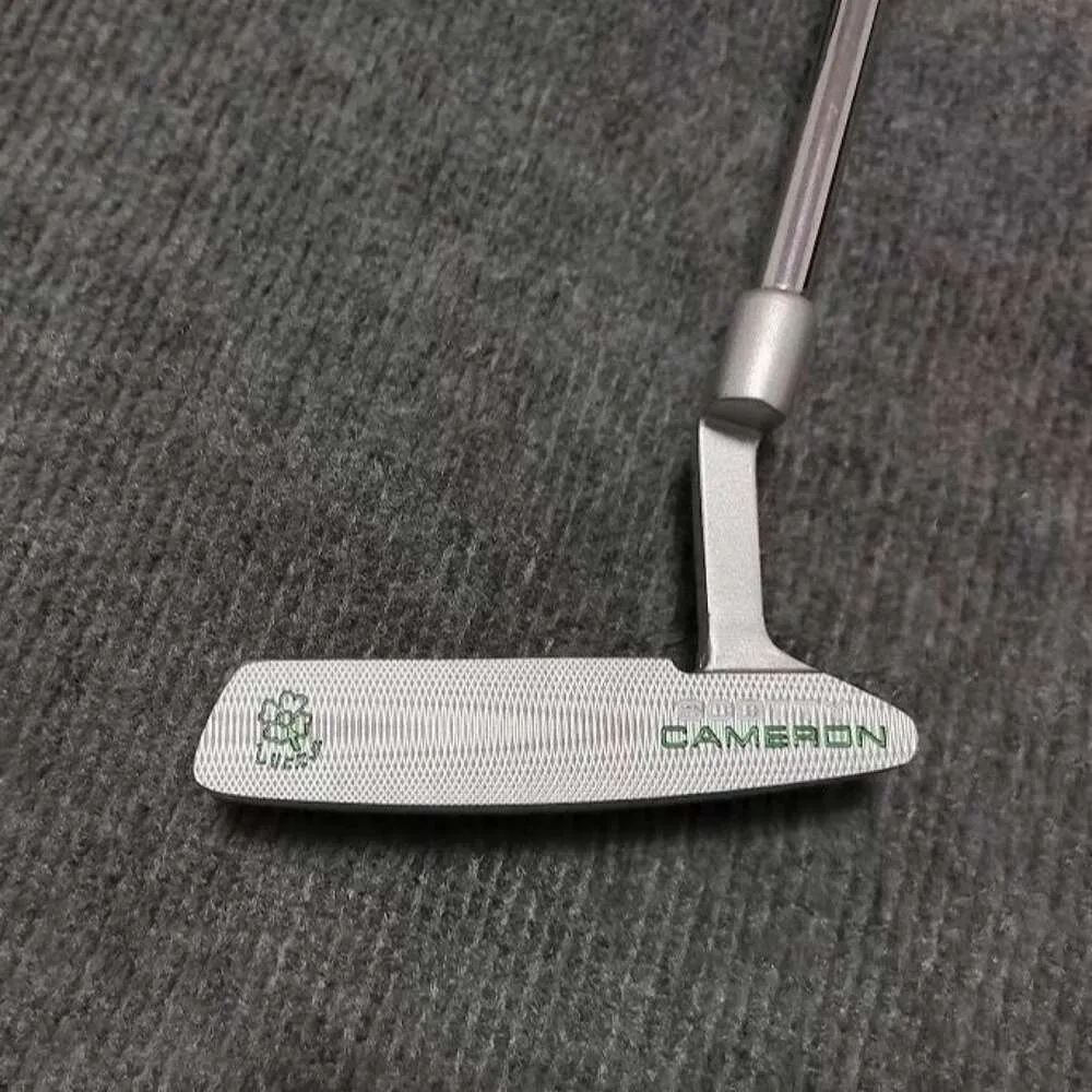 DHgate.com:Four-leaf Clover Silver Golf Straight Putter for Right ...
